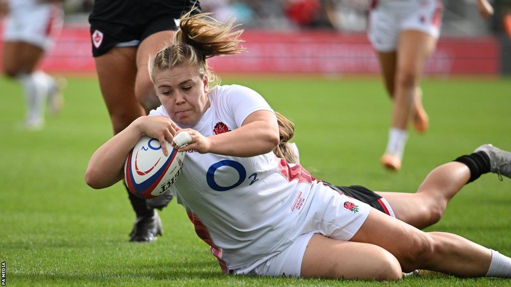 England 50-24 Canada: Red Roses win first match of two-Test series in ...