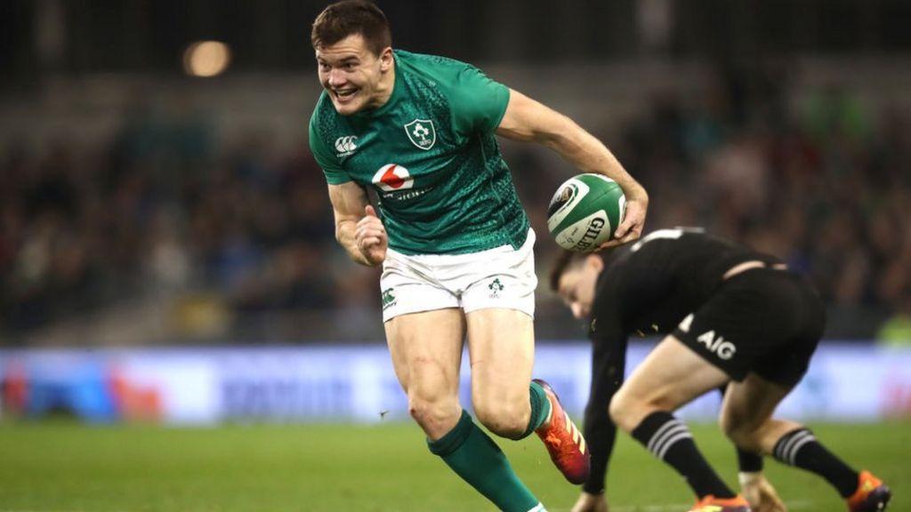 Ireland rugby: Kids recreate winning try over New Zealand - BBC Newsround