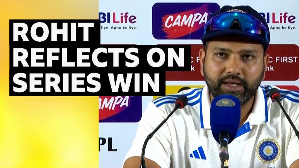 India v England: Rohit Sharma praises his young side after Test series ...