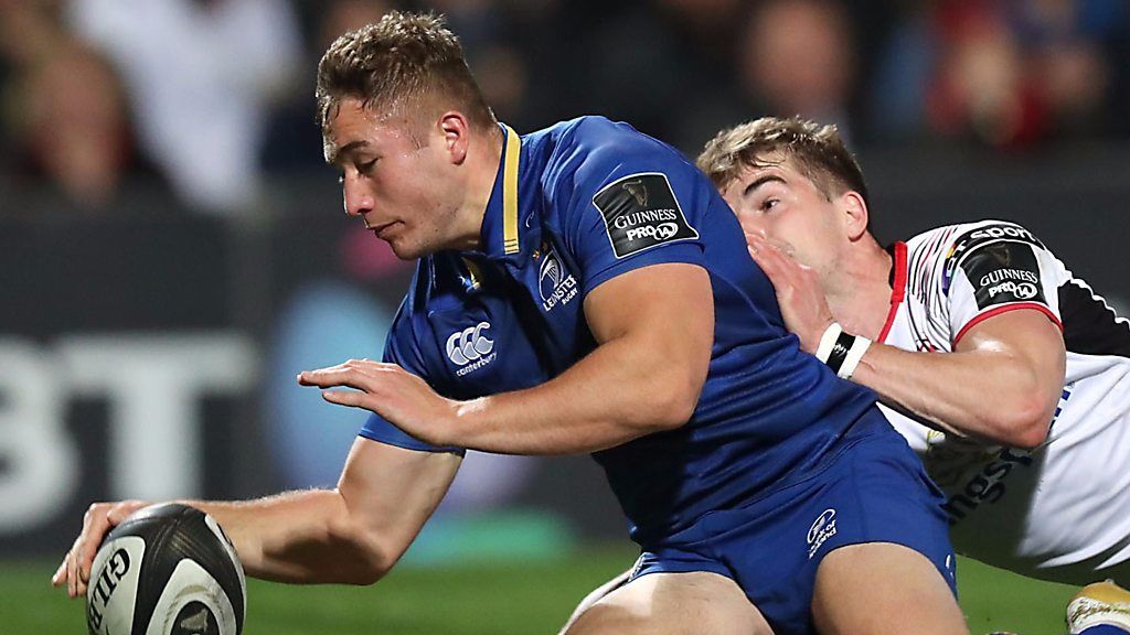 Jordan Larmour's incredible breakthrough try against Ulster - BBC Sport