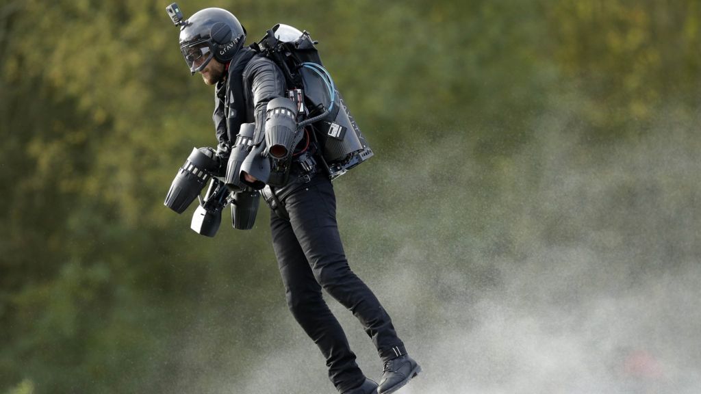 Check out this real-life flying Iron Man! - BBC Newsround