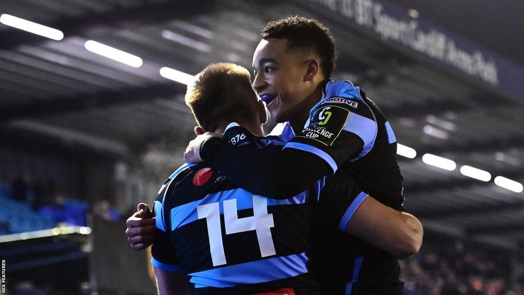 European Challenge Cup: Newcastle 10-47 Cardiff - Josh Adams crosses ...