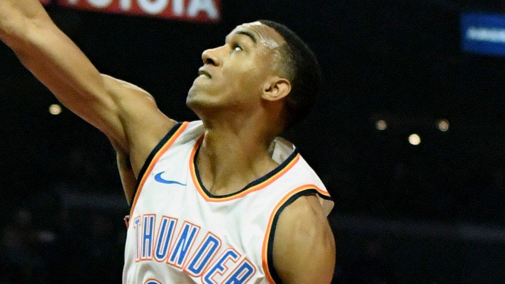 NBA: Watch Oklahoma's Terrance Ferguson's 'Monster finish' - BBC Sport