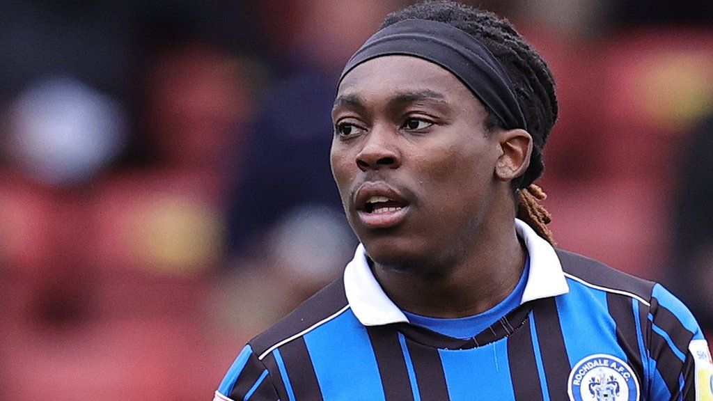 Abraham Odoh: Harrogate Town sign Rochdale forward on two-year deal - BBC Sport