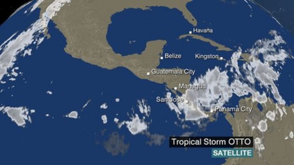 Tropical storm Otto - BBC Weather