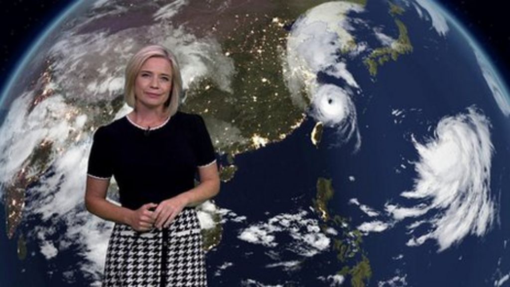 Typhoon Muifa to make landfall in China - BBC Weather