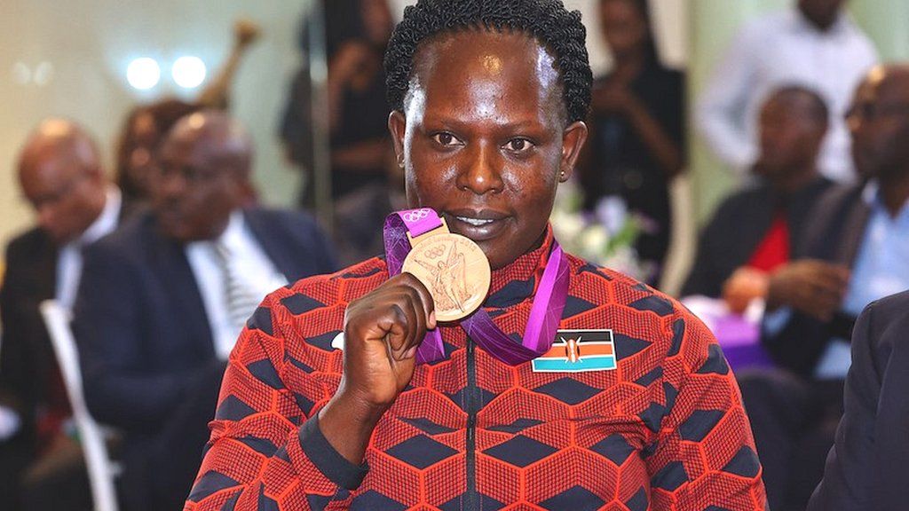 Kenya's Pamela Jelimo 'pained' to gain Olympic medal 10 years on - BBC Sport
