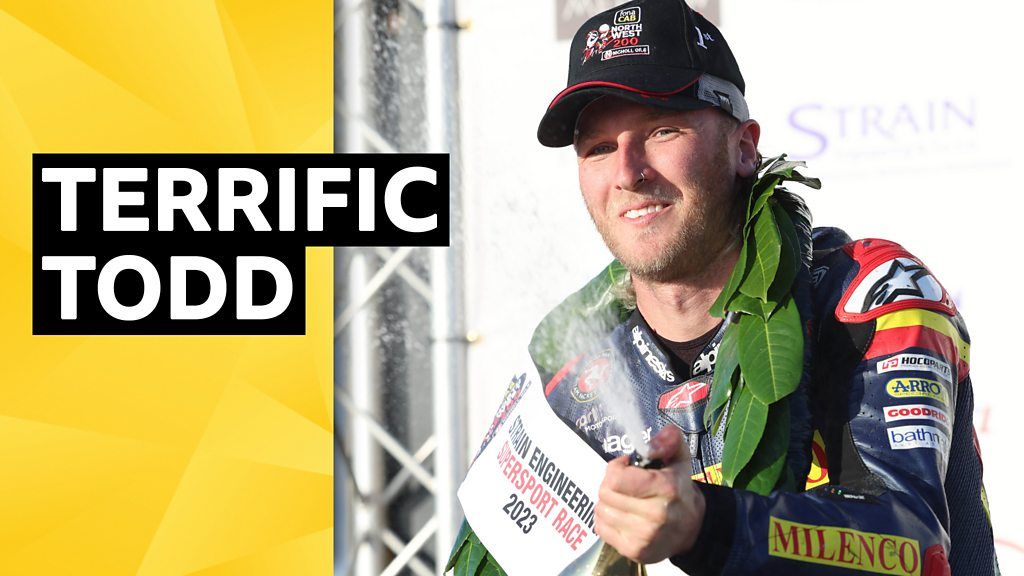 North West 200: Davey Todd delivers Supersport win on Thursday - BBC Sport