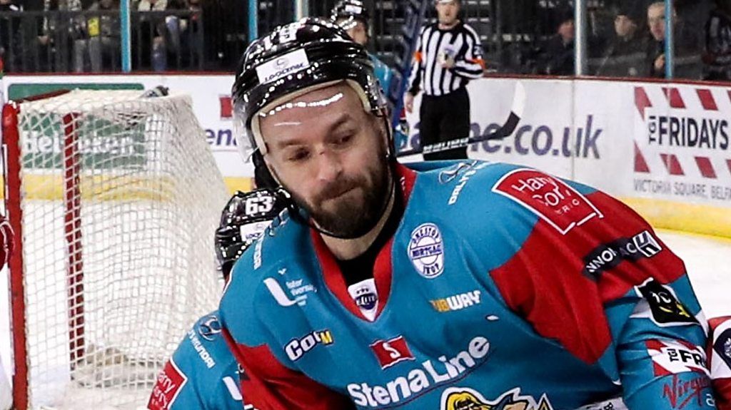Colin Shields set to break Belfast Giants' appearance record - BBC Sport