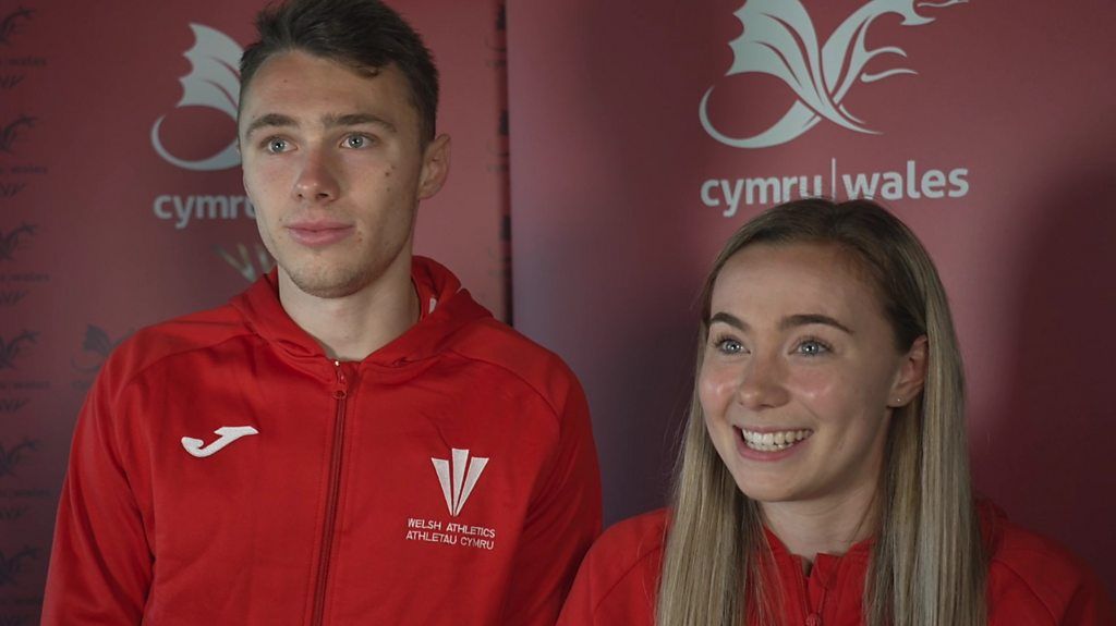 Brawd a chwaer ar dîm Cymru yng Ngemau'r Gymanwlad - BBC Cymru Fyw