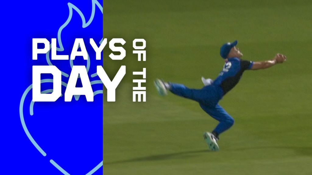 The Hundred 2023: Nathan Ellis' diving catch leads plays of the day - BBC Sport