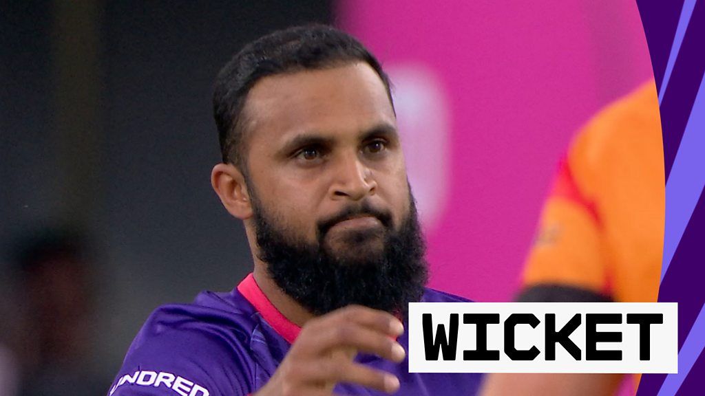 The Hundred 2023: Northern Superchargers' Adil Rashid bowls Birmingham ...
