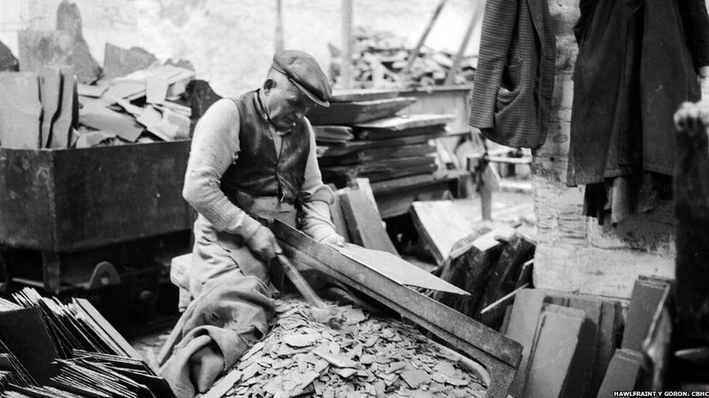 Lluniau: Oes aur y chwareli - BBC Cymru Fyw