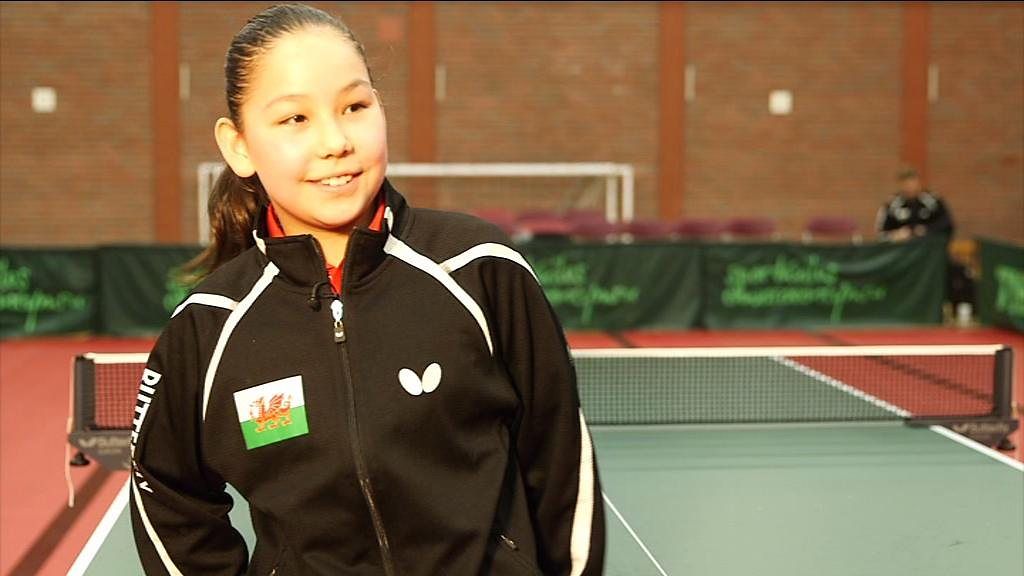 Anna Hursey: 10-year-old table tennis player called up to Wales senior ...