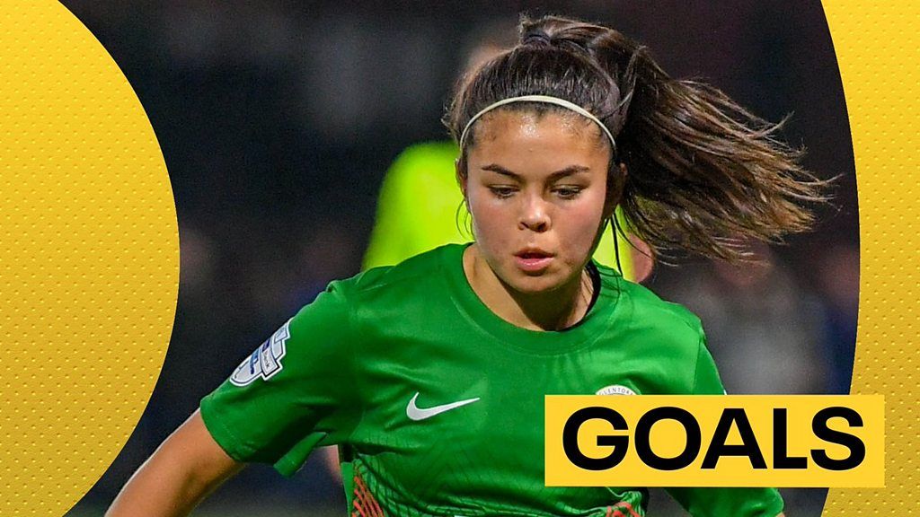 Watch: Joely Andrews hat-trick helps Glentoran beat Linfield - BBC Sport