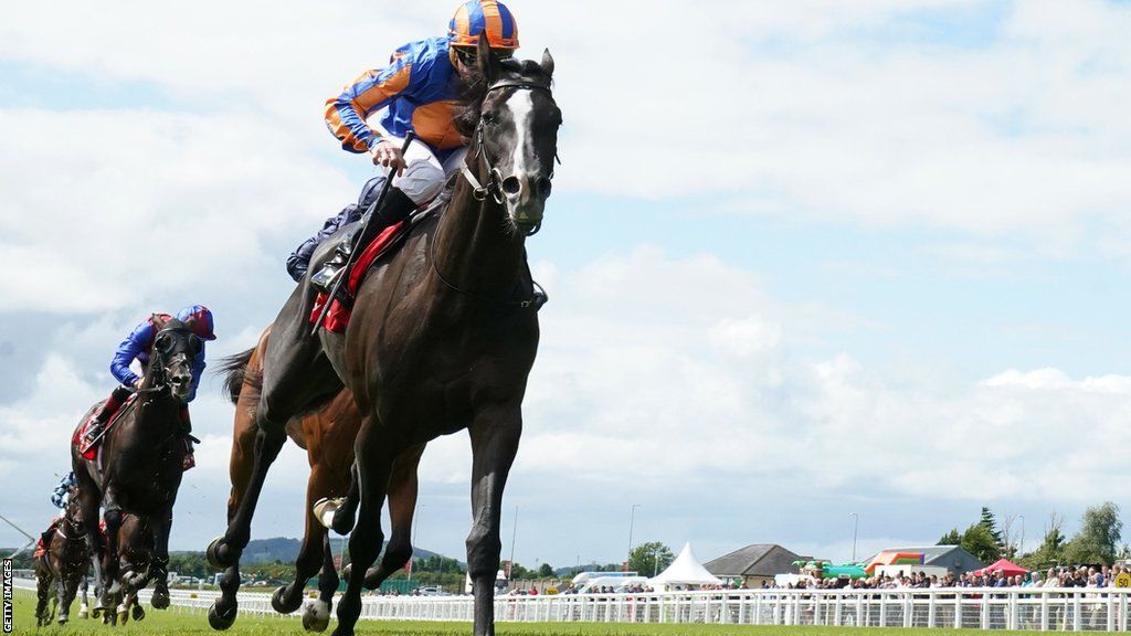 Irish Derby: Auguste Rodin wins at Curragh for Aidan O'Brien's 100th ...