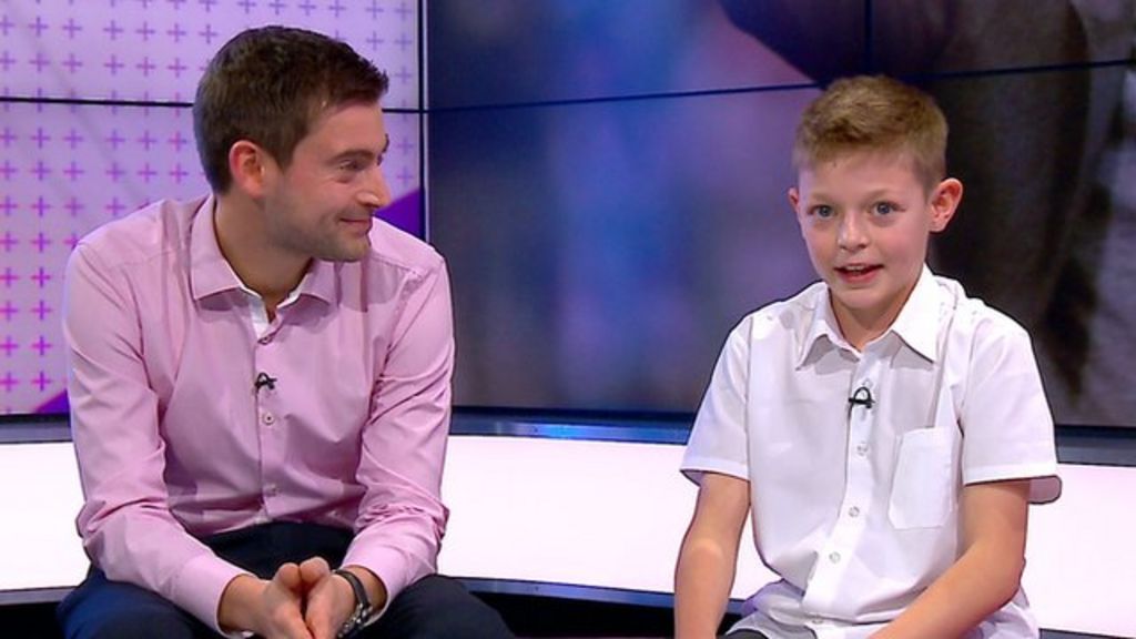 Pep Guardiola: Man City fan Riley reacts to new manager - BBC Newsround