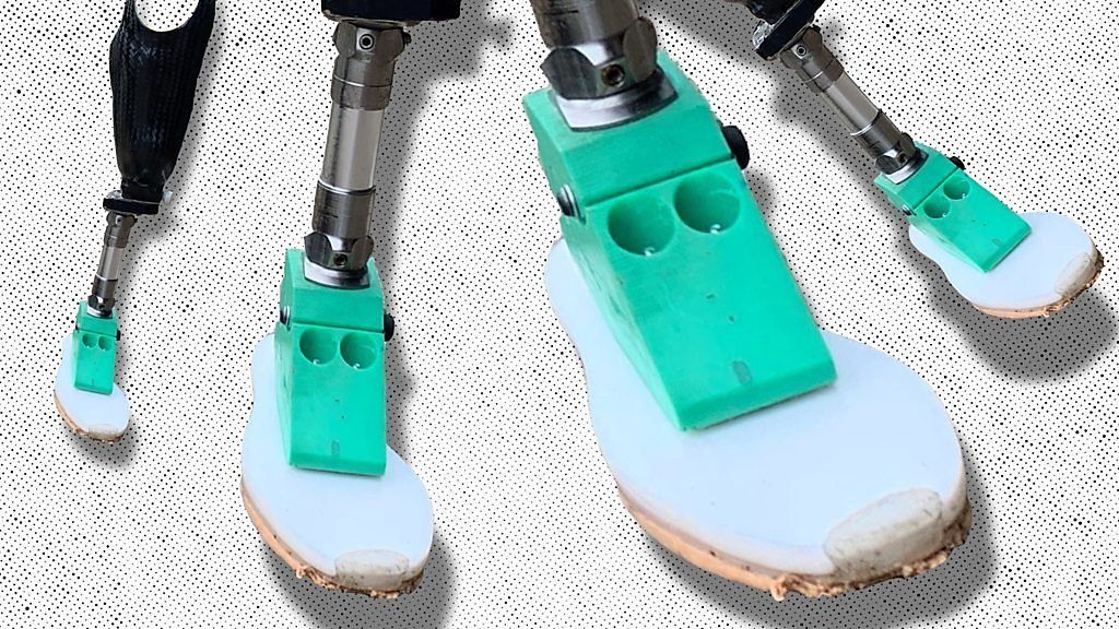 Plastic bottles turned into 'cheap' prosthetics - BBC News