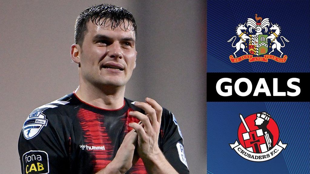 Watch: Lowry late show rescues a point for Crusaders - BBC Sport