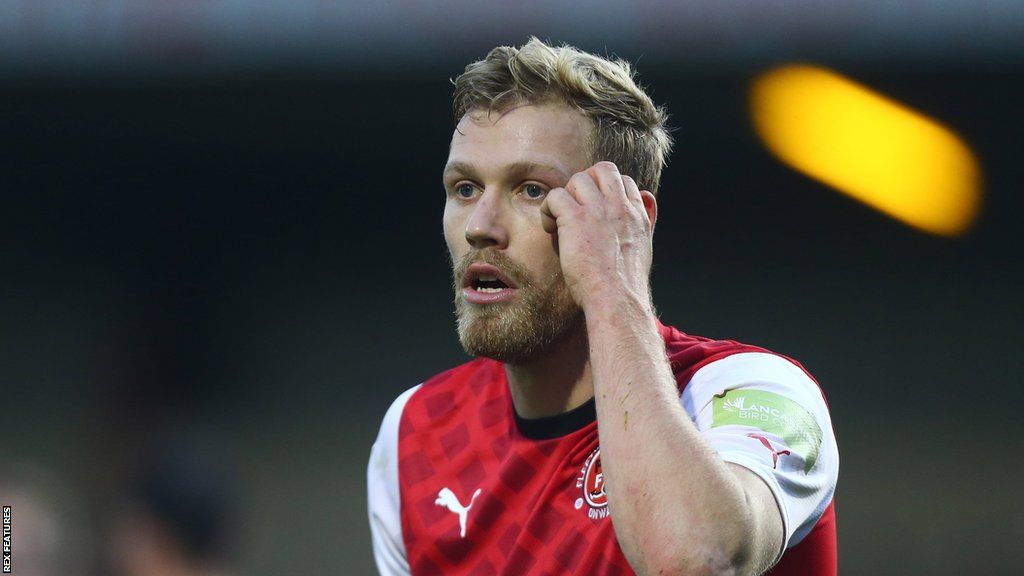 Charlie Adam: Fleetwood boss 'proud' of character in Port Vale draw ...