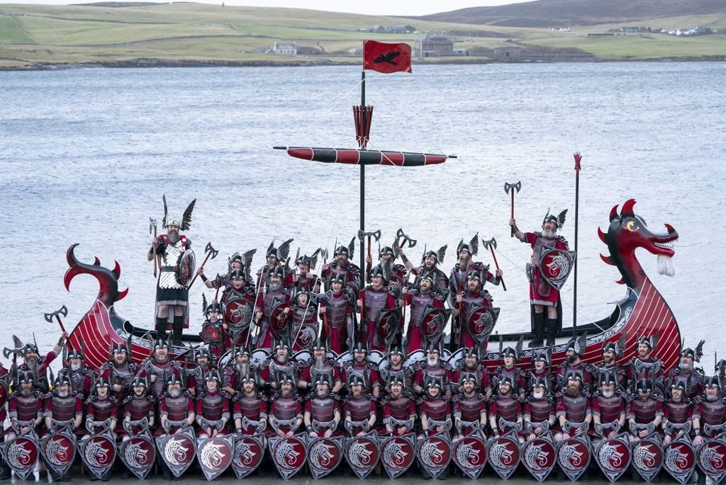 Up Helly Aa 2023: Women and girls take part for first time - BBC Newsround