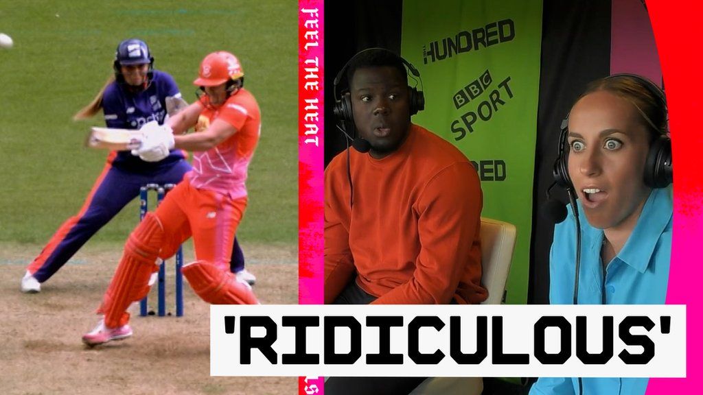 The Hundred 2023: Laura Harris makes 'ridiculous' switch shot that ...