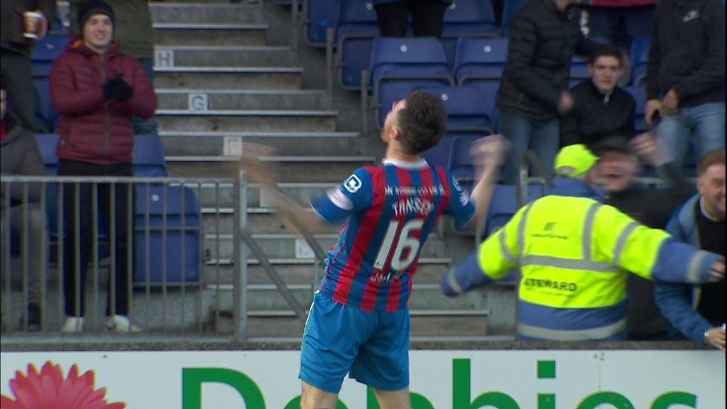 Greg Tansey: Aberdeen-bound midfielder in scoring action - BBC Sport