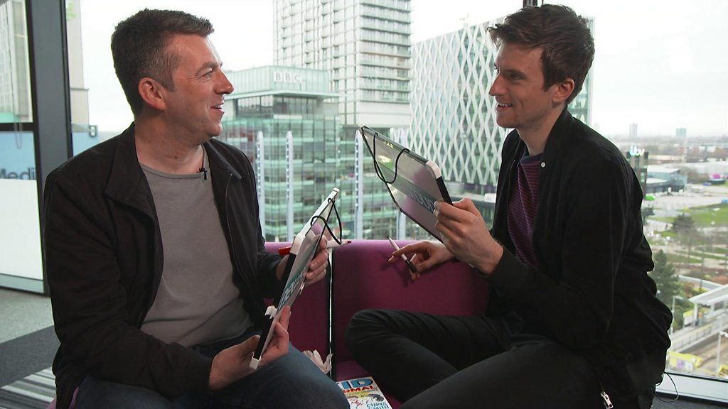Greg and Chris play the superhero game - BBC Newsround
