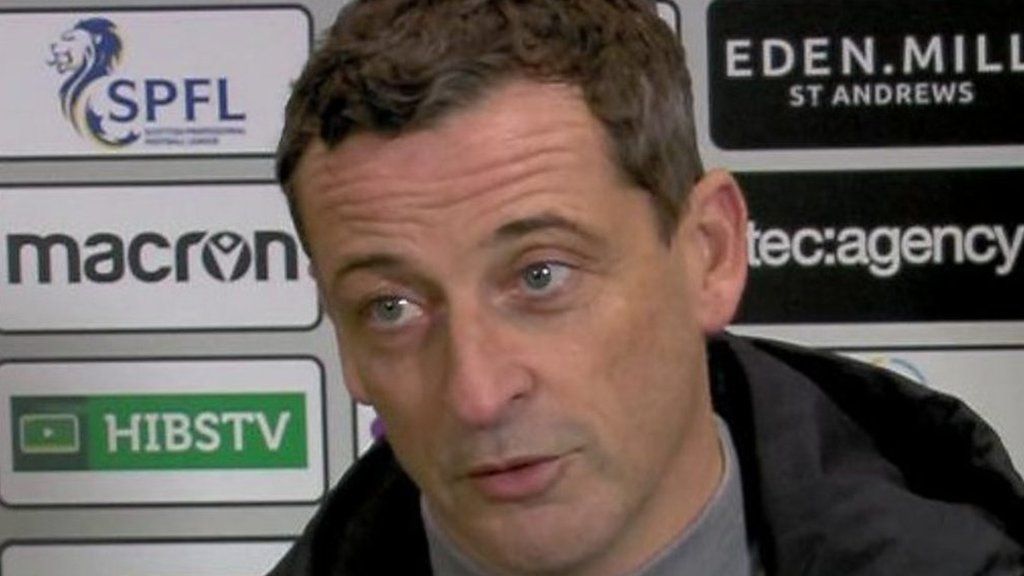 Frustration and pride for Ross after Hibs draw - BBC Sport