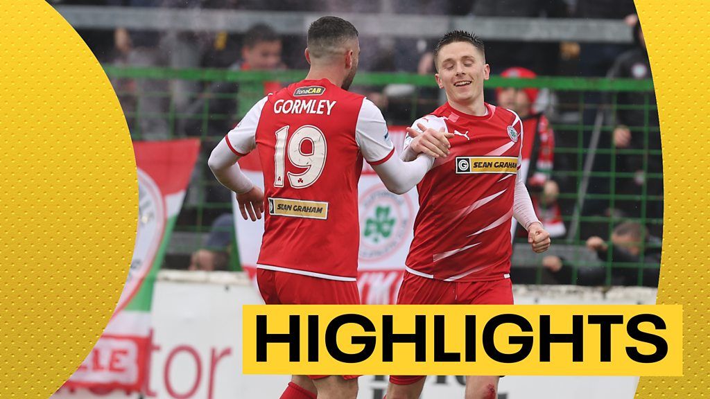 Glentoran 1-2 Cliftonville: Chris Callagher and Ryan Curran score as ...