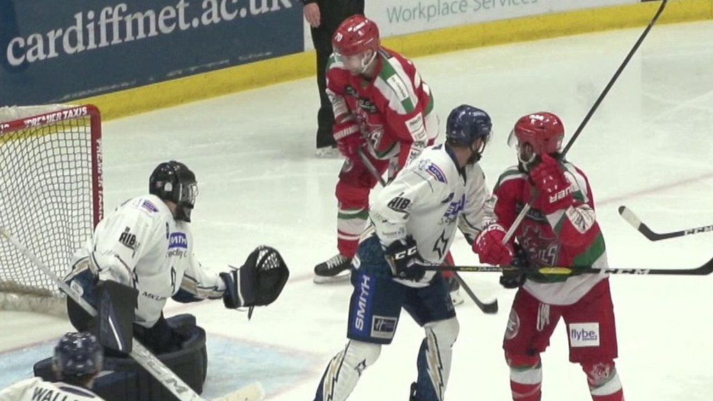 Elite League highlights: Cardiff Devils 2-3 MK Lightning (OT) - BBC Sport
