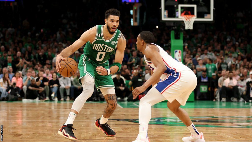 NBA play-offs: Jayson Tatum's 51-point haul leads Boston Celtics to ...