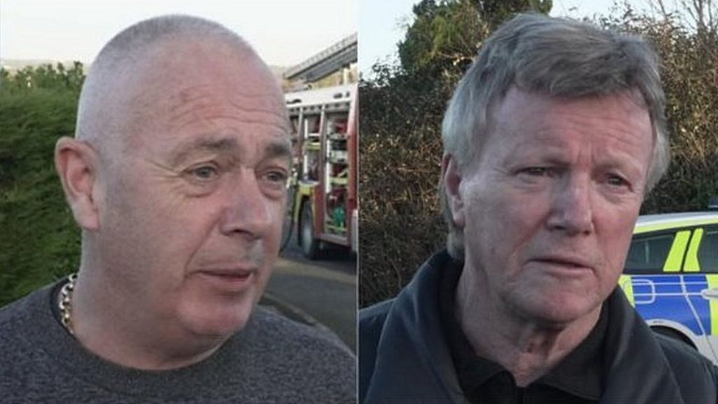 Bodffordd: 'Disgynnodd awyren fel bricsan i'r llawr' - BBC Cymru Fyw