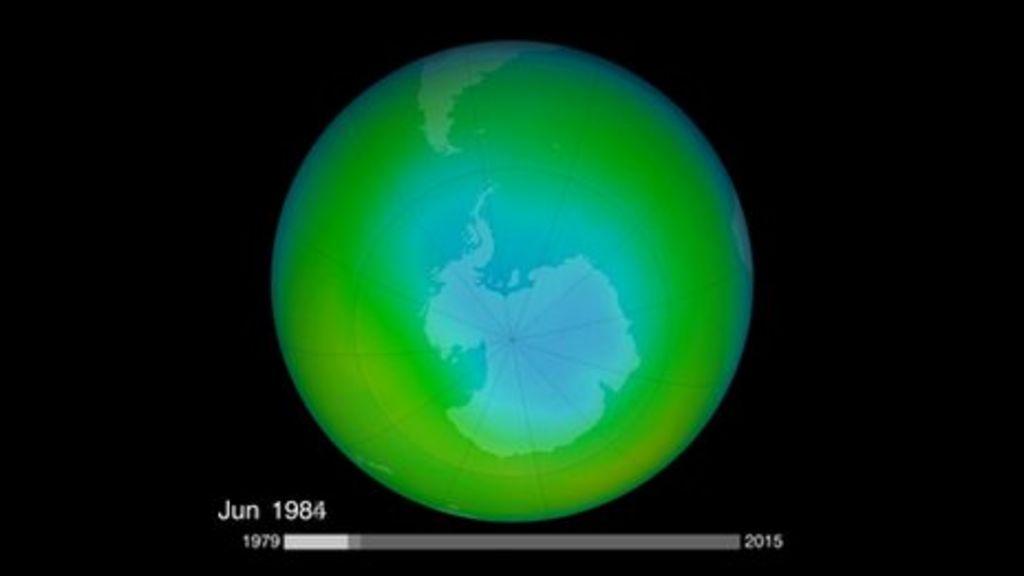 Shrinking hole in the ozone - BBC Weather