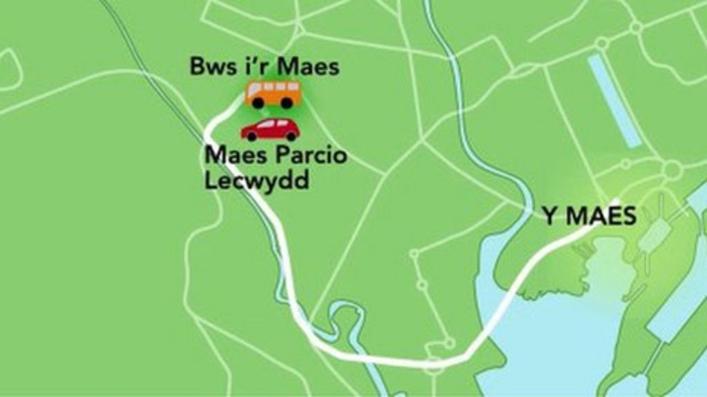 Cyfarwyddiadau ar sut i gyrraedd maes yr Eisteddfod - BBC Cymru Fyw