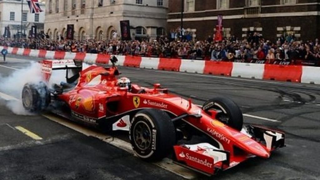 Formula 1 stars & cars on London's streets ahead of British Grand Prix ...
