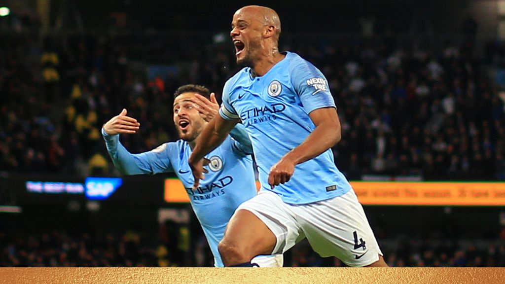 Vincent Kompany's goal against Leicester puts Man City on verge of ...