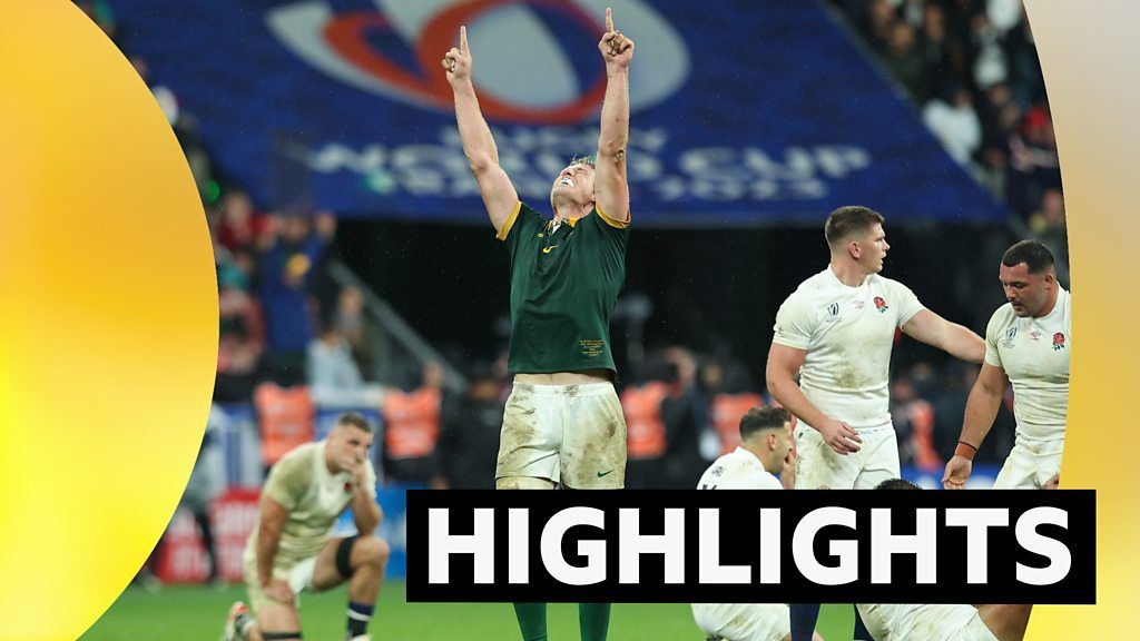 Rugby World Cup: Watch highlights as South Africa beat England 16-15 in ...