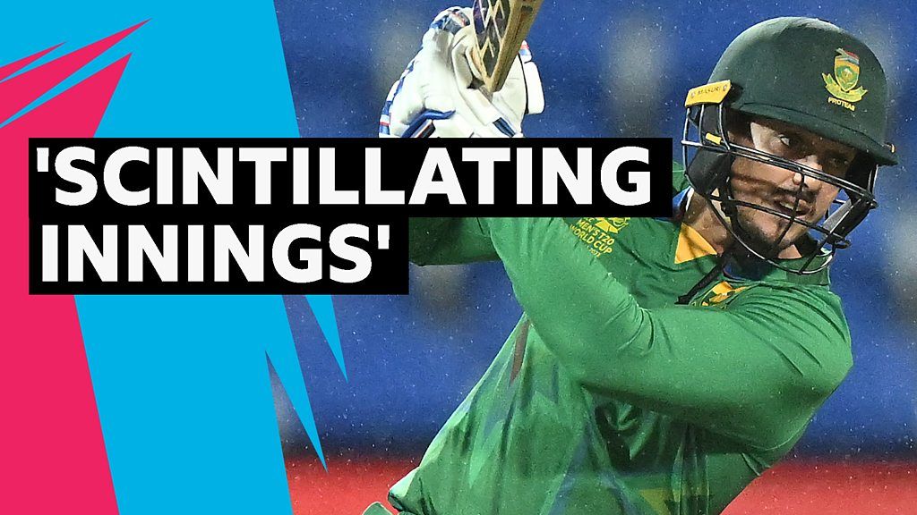 T20 World Cup: Quinton de Kock's 'scintillating innings' for South ...