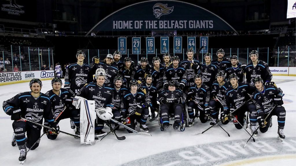 Ethan McClean, 13, realises dream of playing for Belfast Giants - BBC Sport