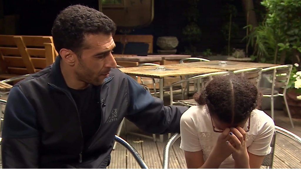 Grenfell firefighter and family take up holiday offer - BBC News