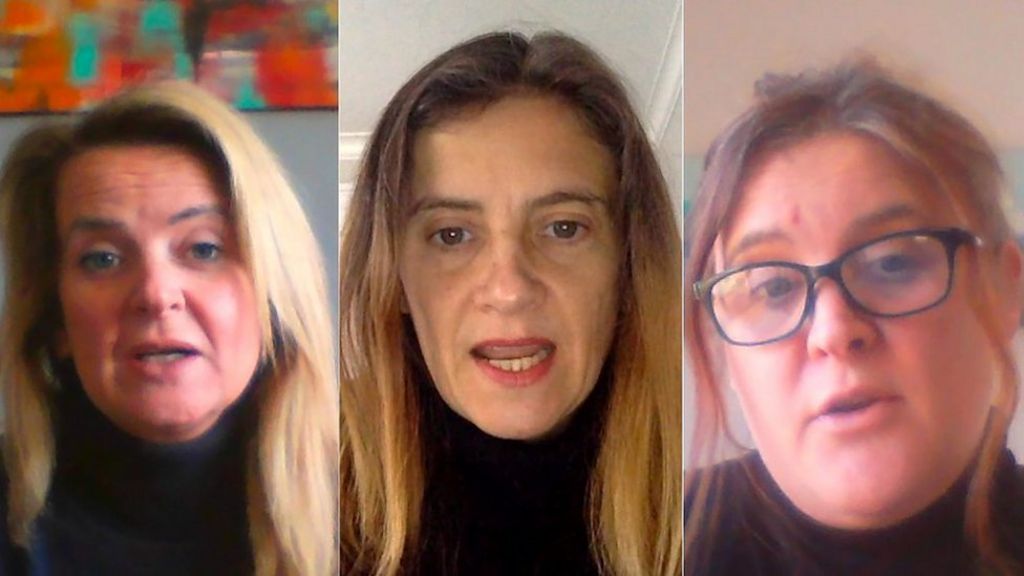 Tair chwaer yn cofio am eu tad a gollwyd i Covid - BBC Cymru Fyw