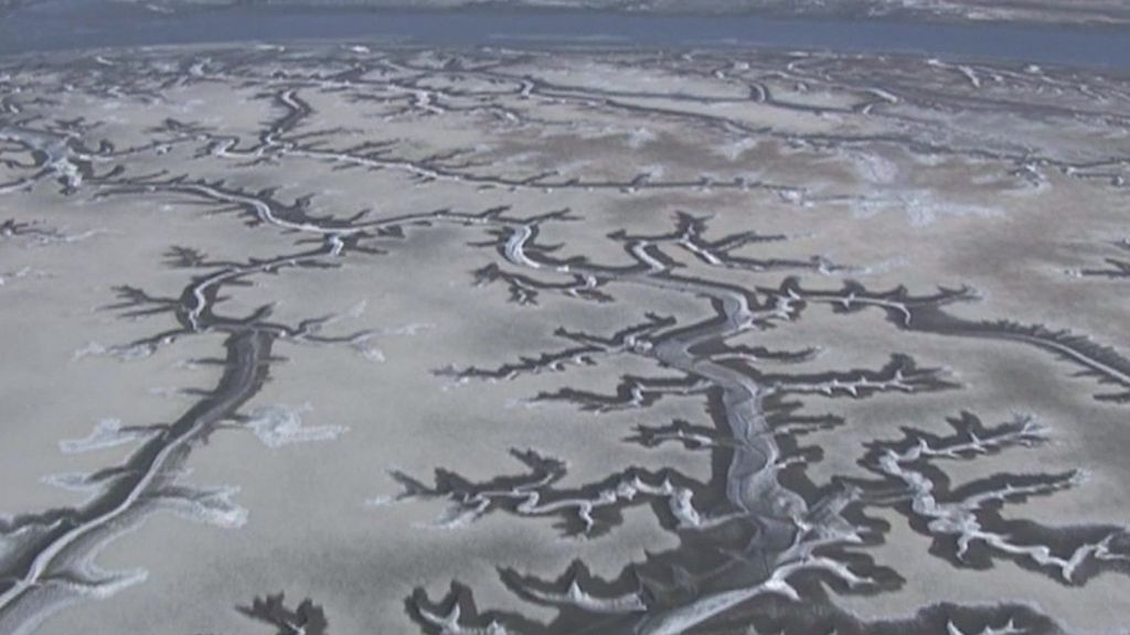 Extreme cold freezes South Korea's Yellow Sea - BBC Newsround