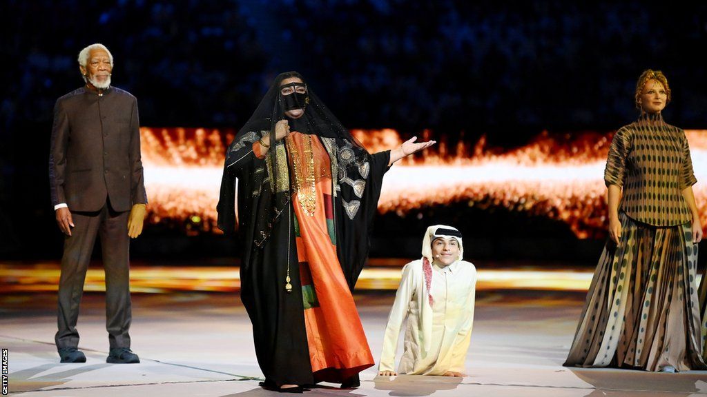 World Cup 2022: Morgan Freeman and Jung Kook star in glitzy opening ...