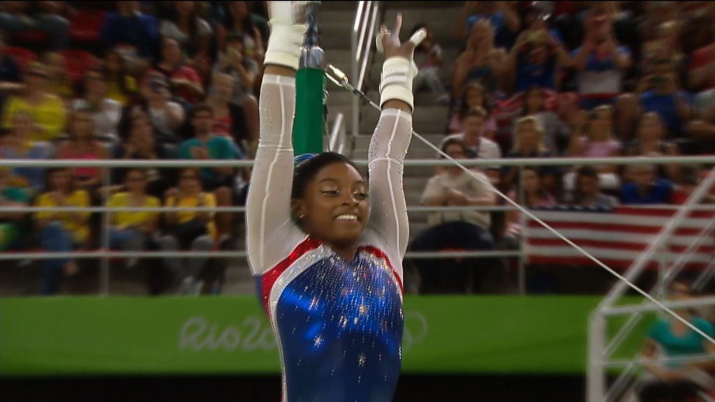 Rio 2016 Olympics: Gymnast Simone Biles produces spectacular bars ...