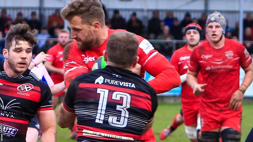 Jersey Reds 'back in the groove' after Cornish Pirates victory - BBC Sport
