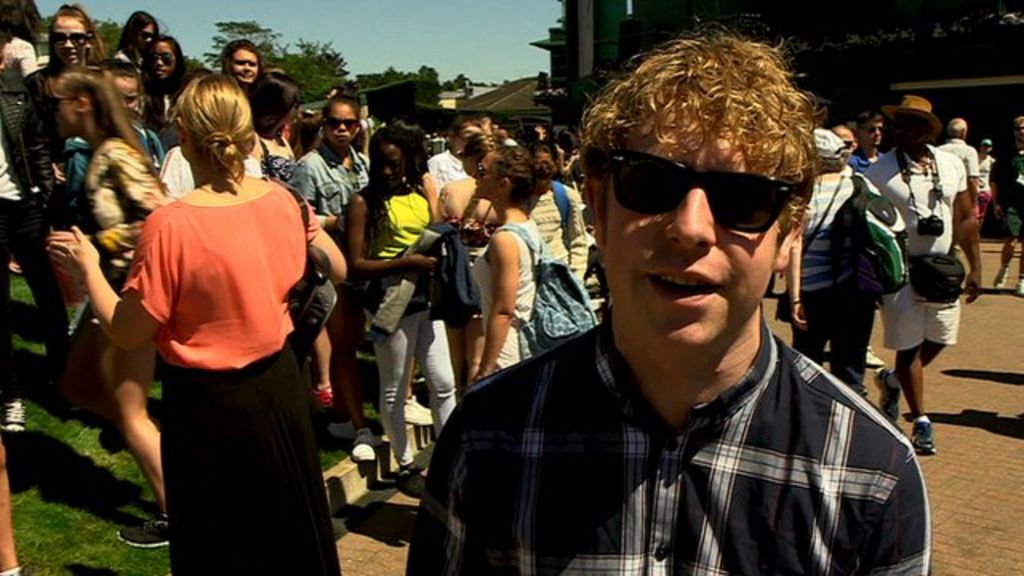 Wimbledon: Josh Widdicombe meets fans - BBC Sport