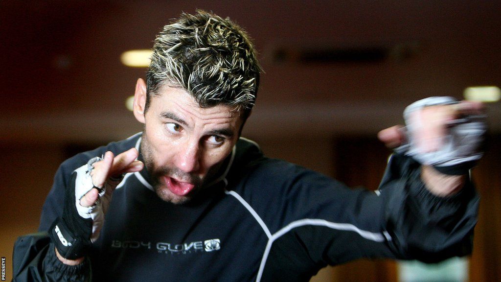 Wayne McCullough: Former WBC champion presents replica belt to people ...