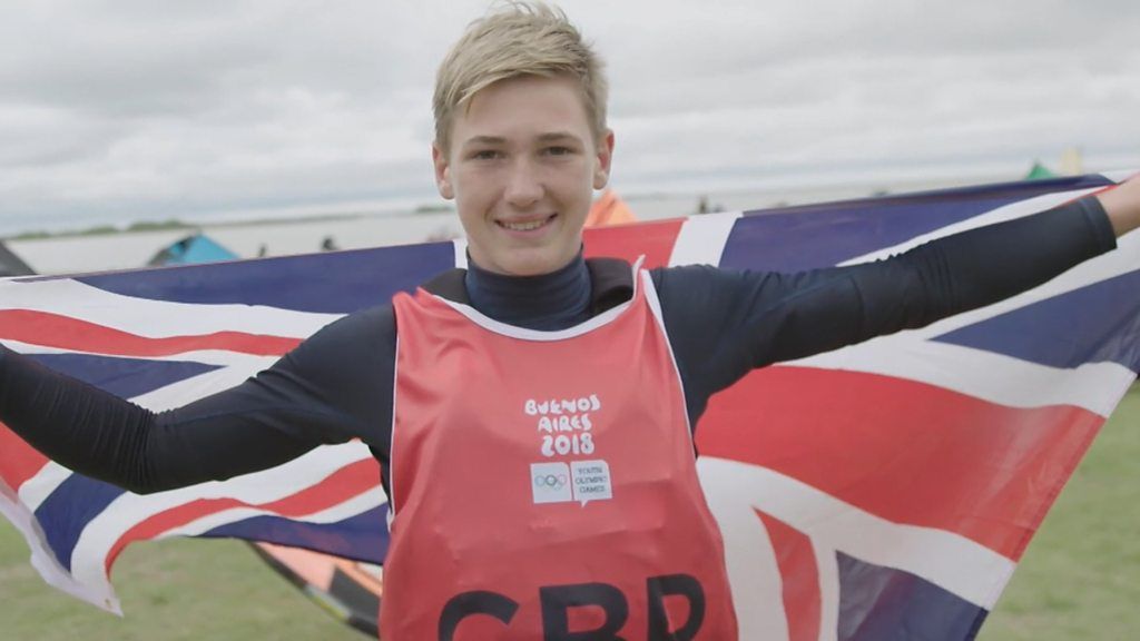 Youth Olympic Games: Great Britain's Finn Hawkins wins windsurfing ...