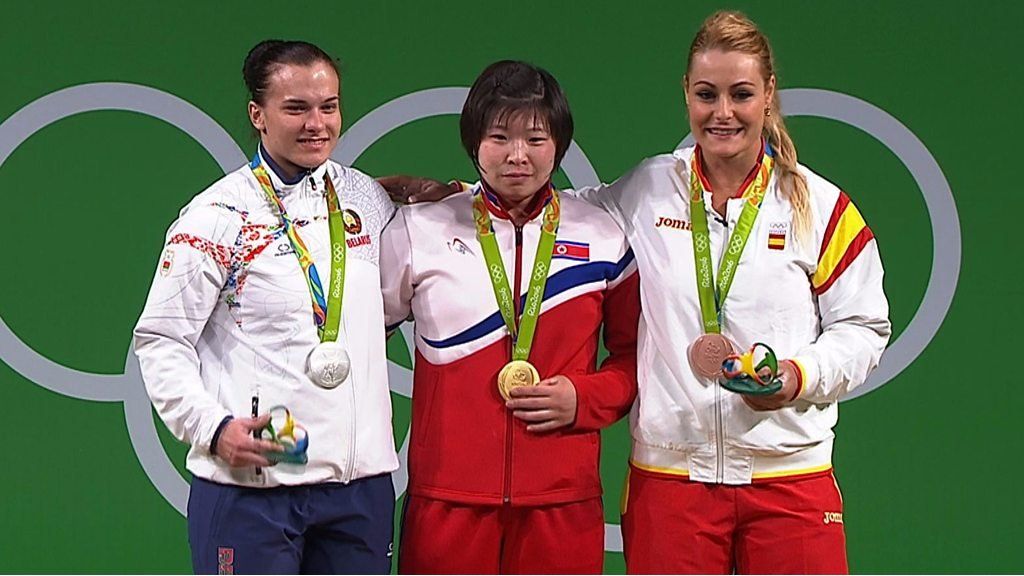 Rio 2016 Olympics: North Korea's Rim Jong-sim wins -75kg weightlifting ...